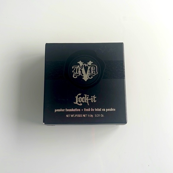 Makeup | Kat Von D Lock It Powder Foundation Shade Tan 165 | Poshmark
